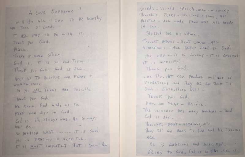 A Love Supreme – The John and Alice Coltrane Home